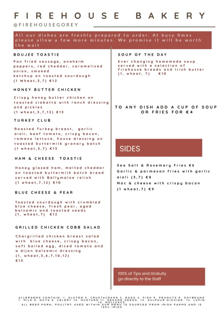 Cafe Bakery - Firehouse Bakery